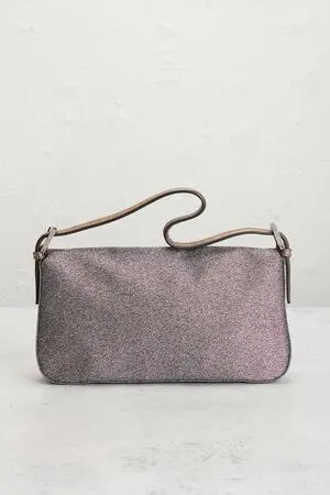 Fendi Baguette Shoulder Bag In Metallic