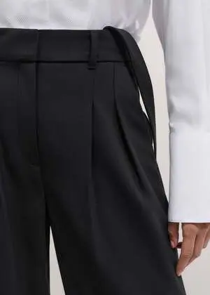 ME+EM Perfect Pleat Wide Leg Pant