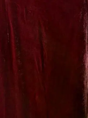 ROTATE BY BIRGER CHRISTENSEN Silk Velvet Strap Dress Dark