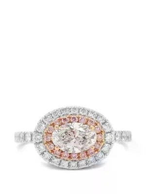 HYT JEWELRY Diamond Double-halo Ring