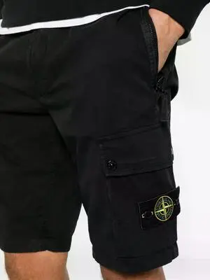 Stone Island Compass-patch Cargo Shorts