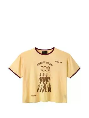 HAPPY MEMORIES DON'T DIE Graphic-print Ringer T-shirt
