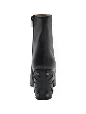 Malìparmi Appliqué Studded Ankle Boots