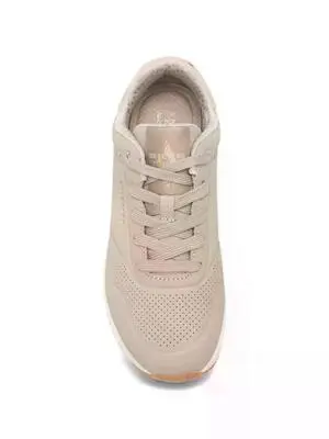 Sketchers Perforated Sneakers - Neutrals