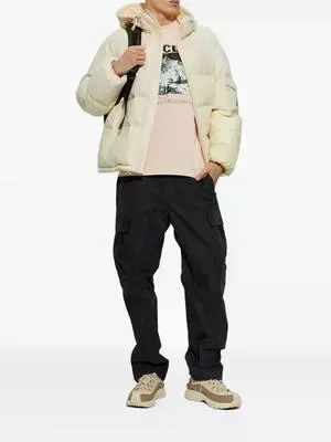 Moncler Himalaya Hooded Short Down Jacket - Neutrals