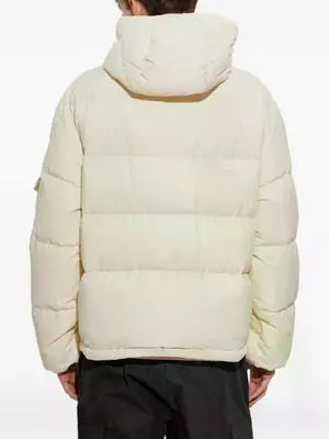 Moncler Himalaya Hooded Short Down Jacket - Neutrals