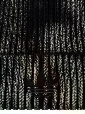 Adidas Logo-embroidered Ribbed Beanie Hat