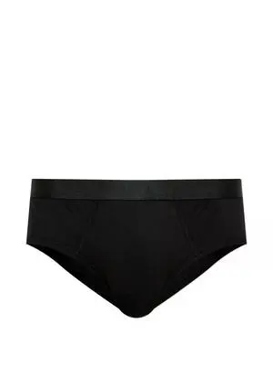 CDLP Logo-waistband Briefs - Black