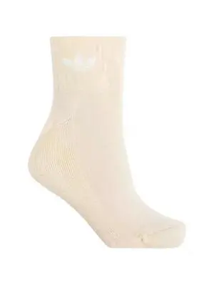 Adidas Logo-embroidered Three-pack Socks