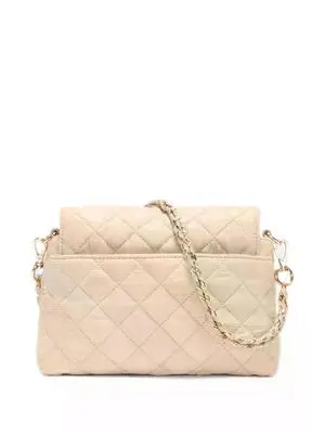 Mz Wallace Mini Sand Crosby Lock Shoulder Bag