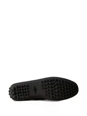 Car Shoe Bleached Leather Loafers