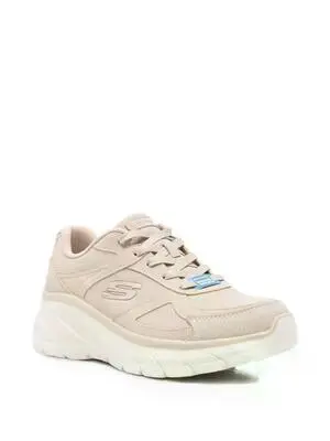 Sketchers Fashion Fit Panelled Sneakers - Neutrals