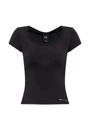 P.E Nation Foundation Scoop-neck Top