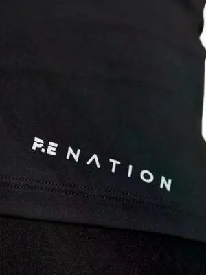 P.E Nation Foundation Scoop-neck Top