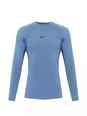 Nike Pro Dri-fit Tight Long-sleeve Fitness T-shirt - Blue