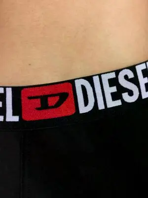 DIESEL® Three-pack Of All-over Logo Waist Boxers