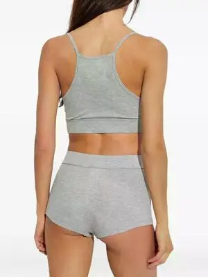 Palm Angels Ribbed Logo-patch Top