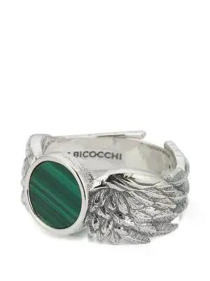 Emanuele Bicocchi Ala Malachite Sterling Ring