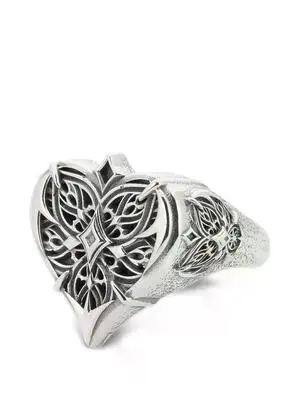 Emanuele Bicocchi Large Notre-heart Ring