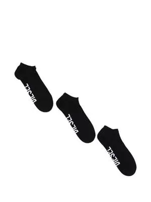 DIESEL® Three-pack Low-cut Logo Instep Socks
