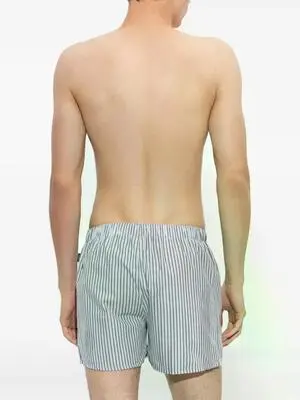 Hanro Striped Cotton Boxers - Grey