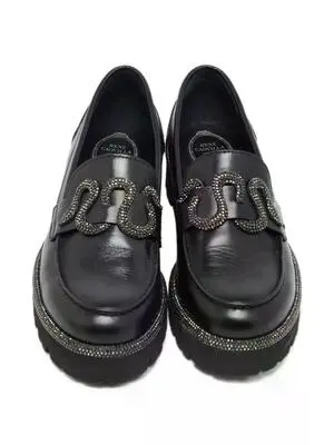 Rene Caovilla Morgana Crystal-embellished Loafers