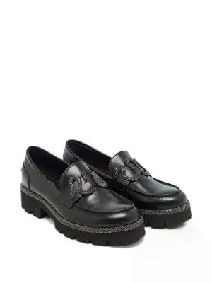 Rene Caovilla Morgana Crystal-embellished Loafers