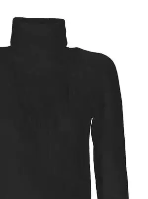 OLIVER LATTUGHI Roll-neck Ribbed-knit Sweater