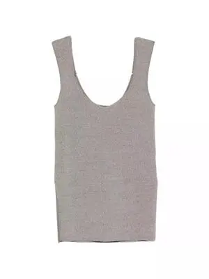 RÓHE Ribbed Side-slit Top