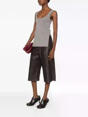 RÓHE Ribbed Side-slit Top