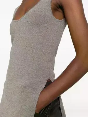 RÓHE Ribbed Side-slit Top