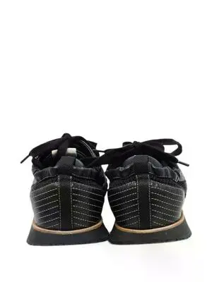 Hermès Jet Leather Mesh Sneakers