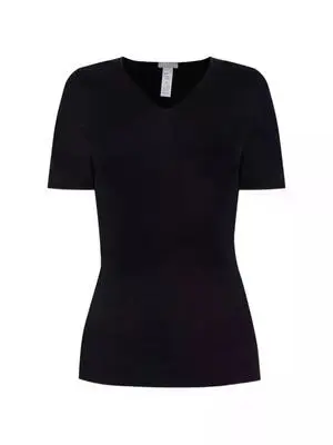 Hanro V-neck T-shirt - Black