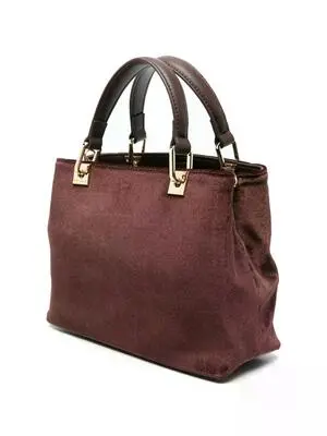 MARC ELLIS Wendi Logo-embroidered Tote Bag