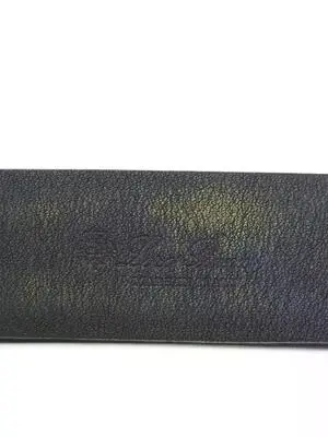 Loro Piana Buckle Suede Belt - Blue