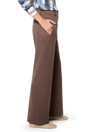 NIC+ZOE Ponte Knit Wide Leg Pants