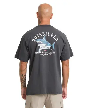 QUIKSILVER WATERMAN Lloyd Tee - Phantom
