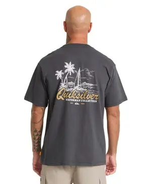QUIKSILVER WATERMAN Out To Sea Tee - Phantom