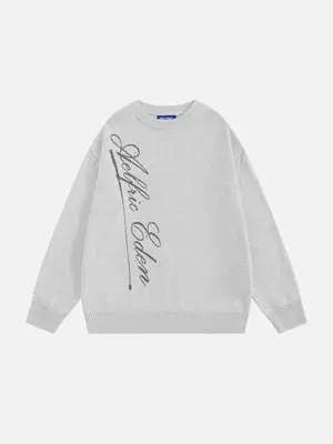 AELFRIC EDEN Script Graphic Sweater