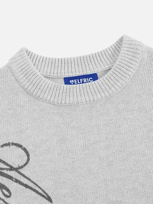 AELFRIC EDEN Script Graphic Sweater
