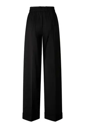 Bogner Elfy Virgin Wool Pleated Pants - Black