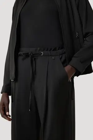 Bogner Elfy Virgin Wool Pleated Pants - Black