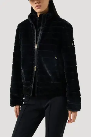 Bogner Valesca Faux Fur Jacket - Black