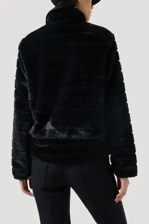 Bogner Valesca Faux Fur Jacket - Black