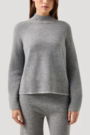 Bogner Lena Virgin Wool Pullover - Gray