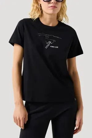 Bogner Zyssa Cotton T-shirt - Black