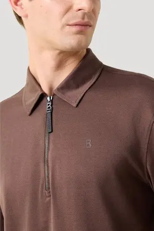 Bogner Bailey Polo Long-sleeved Top - Brown
