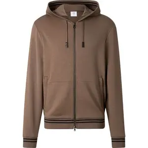 Bogner Forest Hoodie Jersey Jacket - Brown
