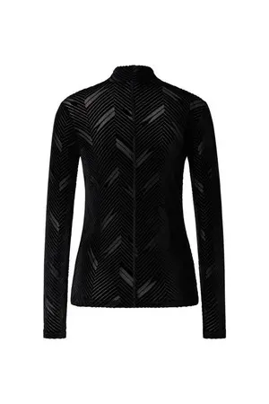 Bogner Cherie Velvet Long-sleeve Top