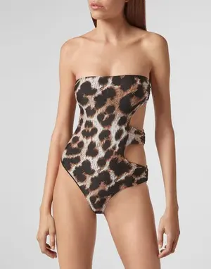 Philipp Plein Monokini Original - Leopard